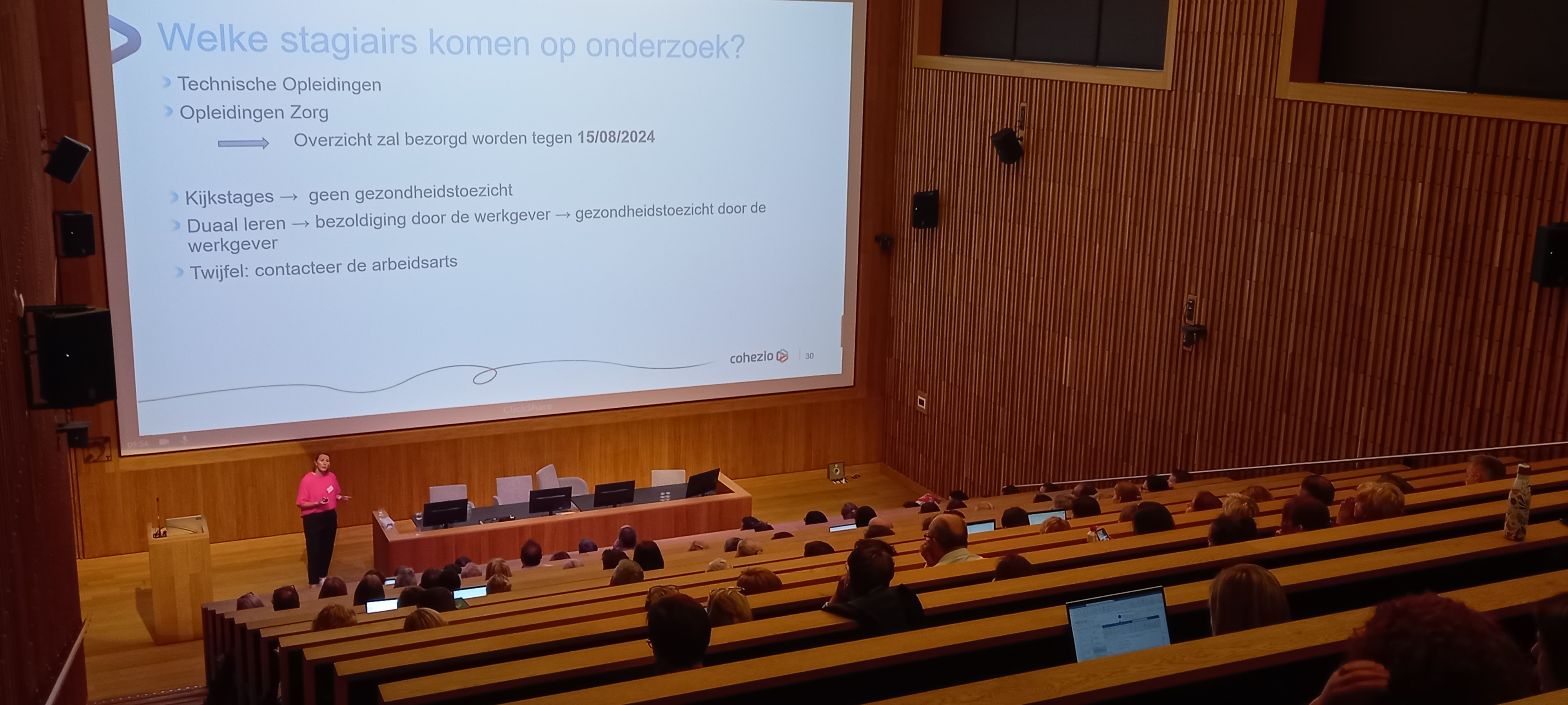 Studiedag stagiaires